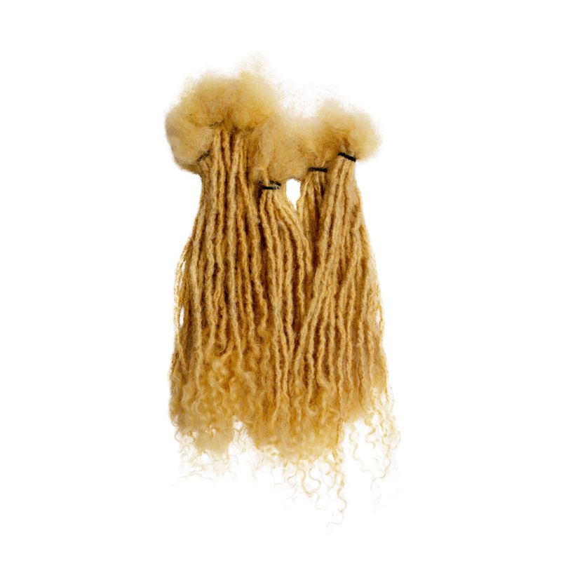 50 Anwi Curly Locs – #613 Color, 100% Human Hair